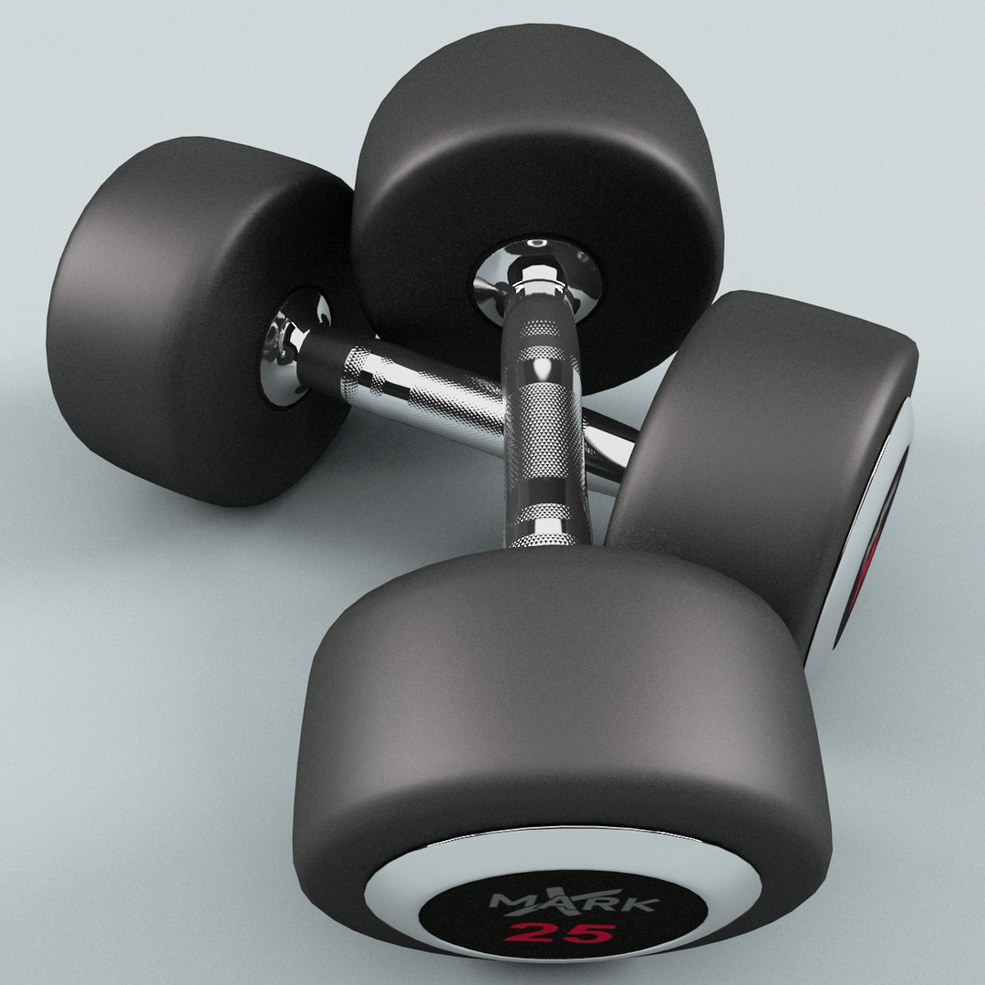 3d model dumbbells v4