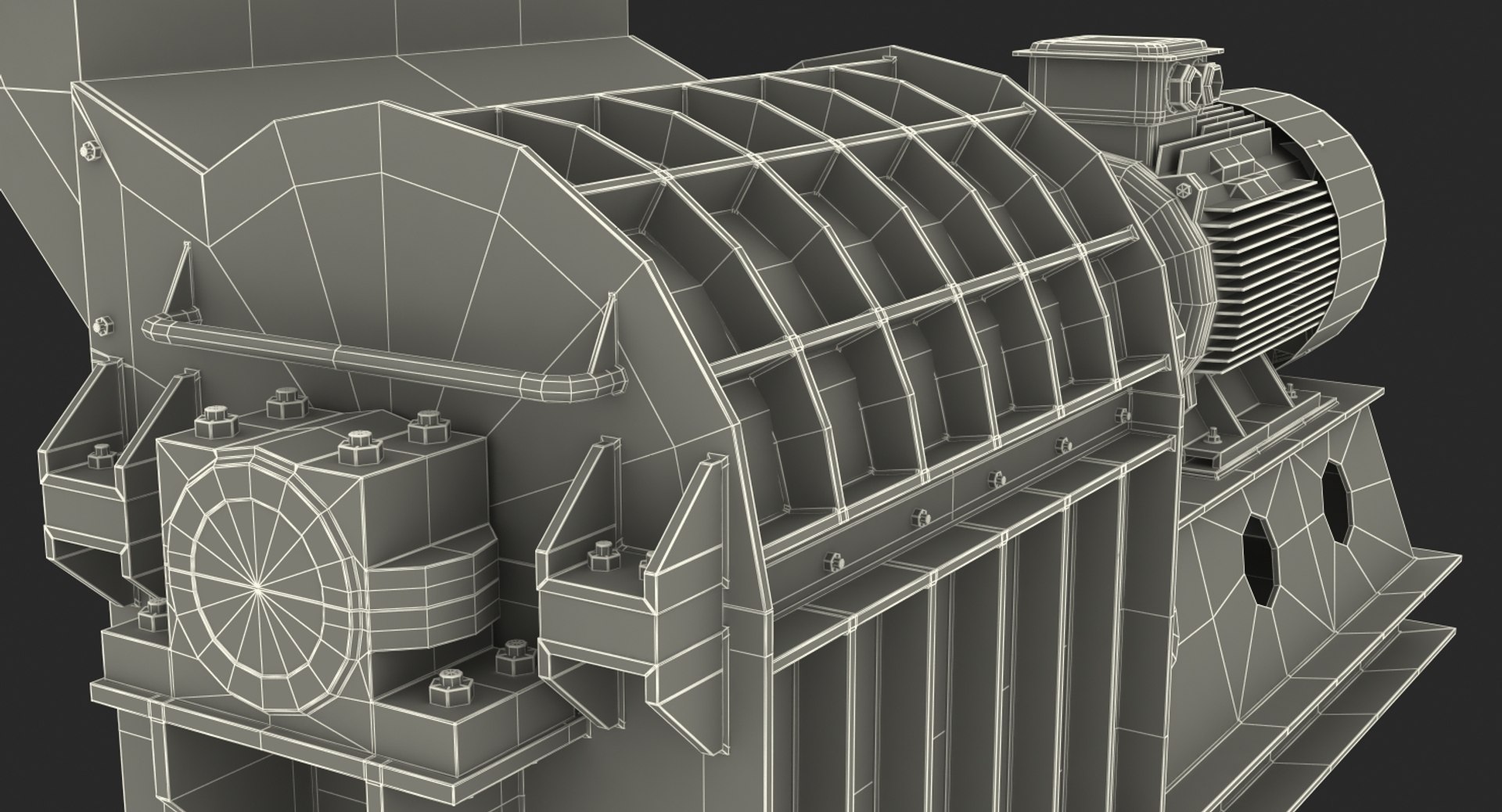3D Grain Crusher Machine Crushing Model - TurboSquid 1369770
