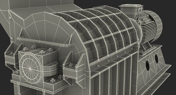 3D grain crusher machine crushing model - TurboSquid 1369770