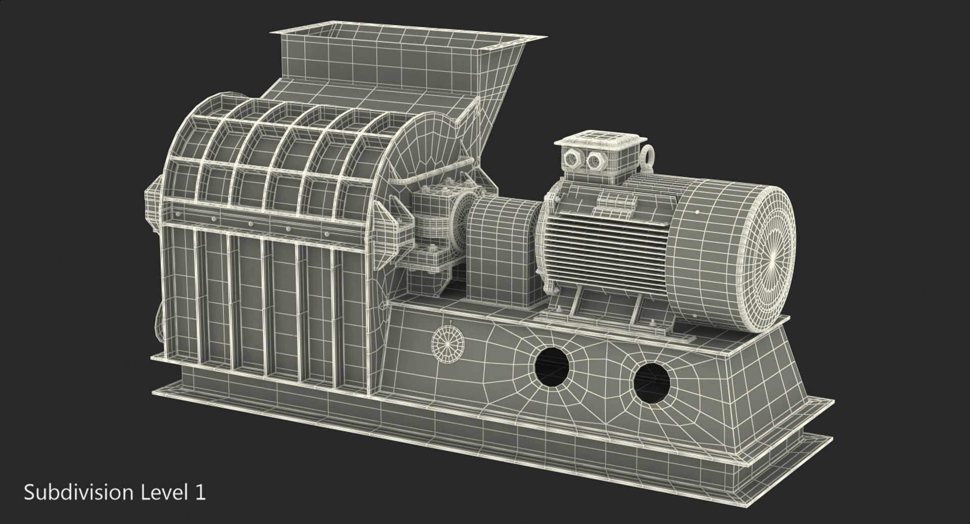3D Grain Crusher Machine Crushing Model - TurboSquid 1369770