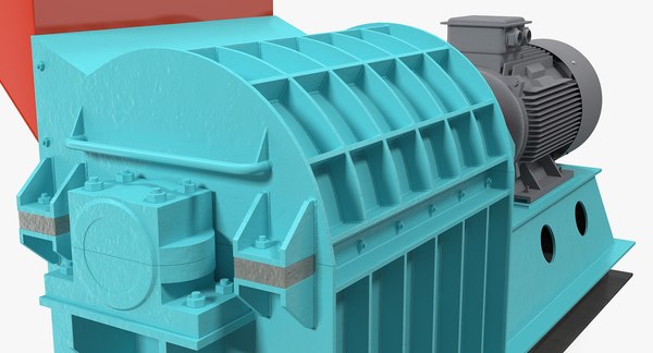 3D grain crusher machine crushing model - TurboSquid 1369770