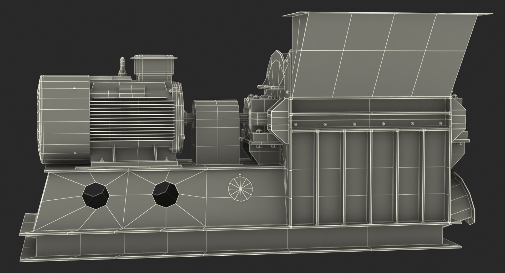 3D Grain Crusher Machine Crushing Model - TurboSquid 1369770