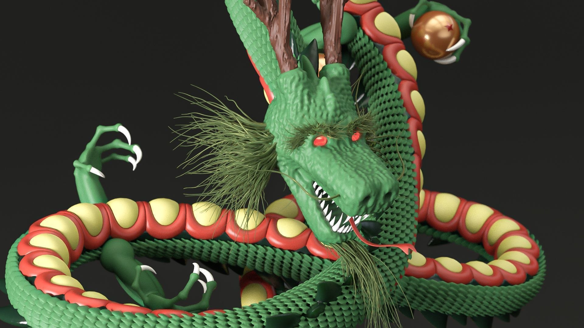 Dragon Shenron 3D Model - TurboSquid 2196038
