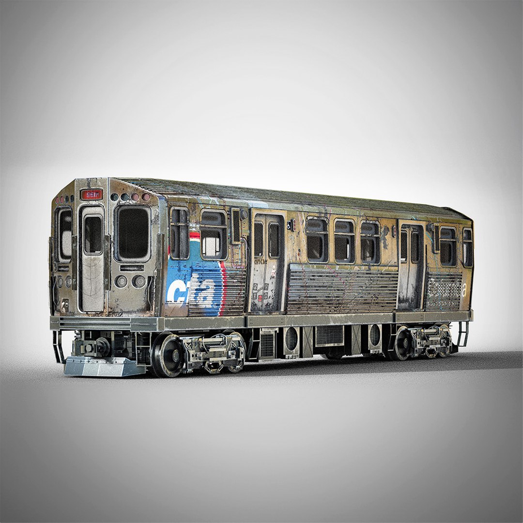 CHICAGO CTA 5000 Series Train 3D Model - TurboSquid 2427314