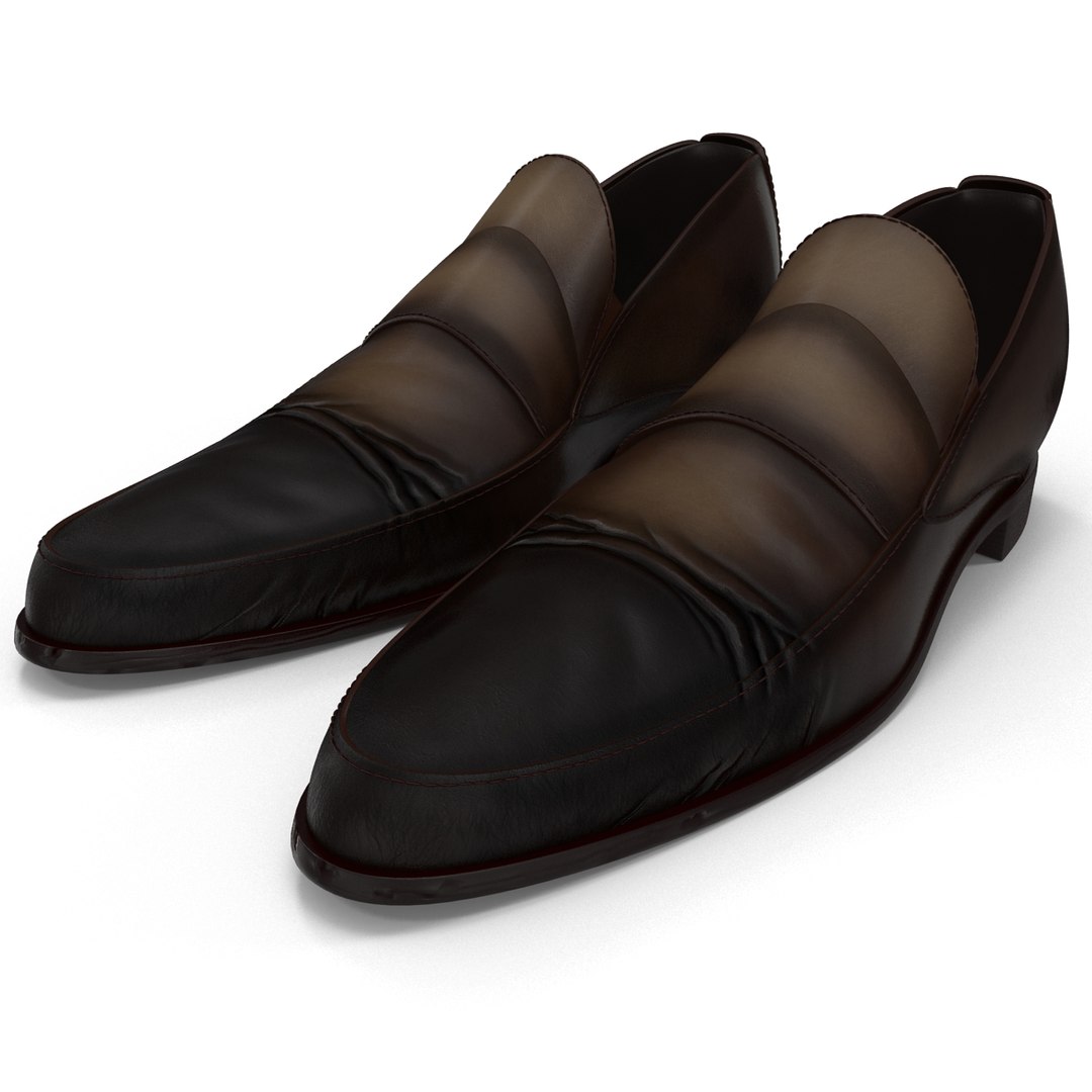 old man shoes 4 3d model