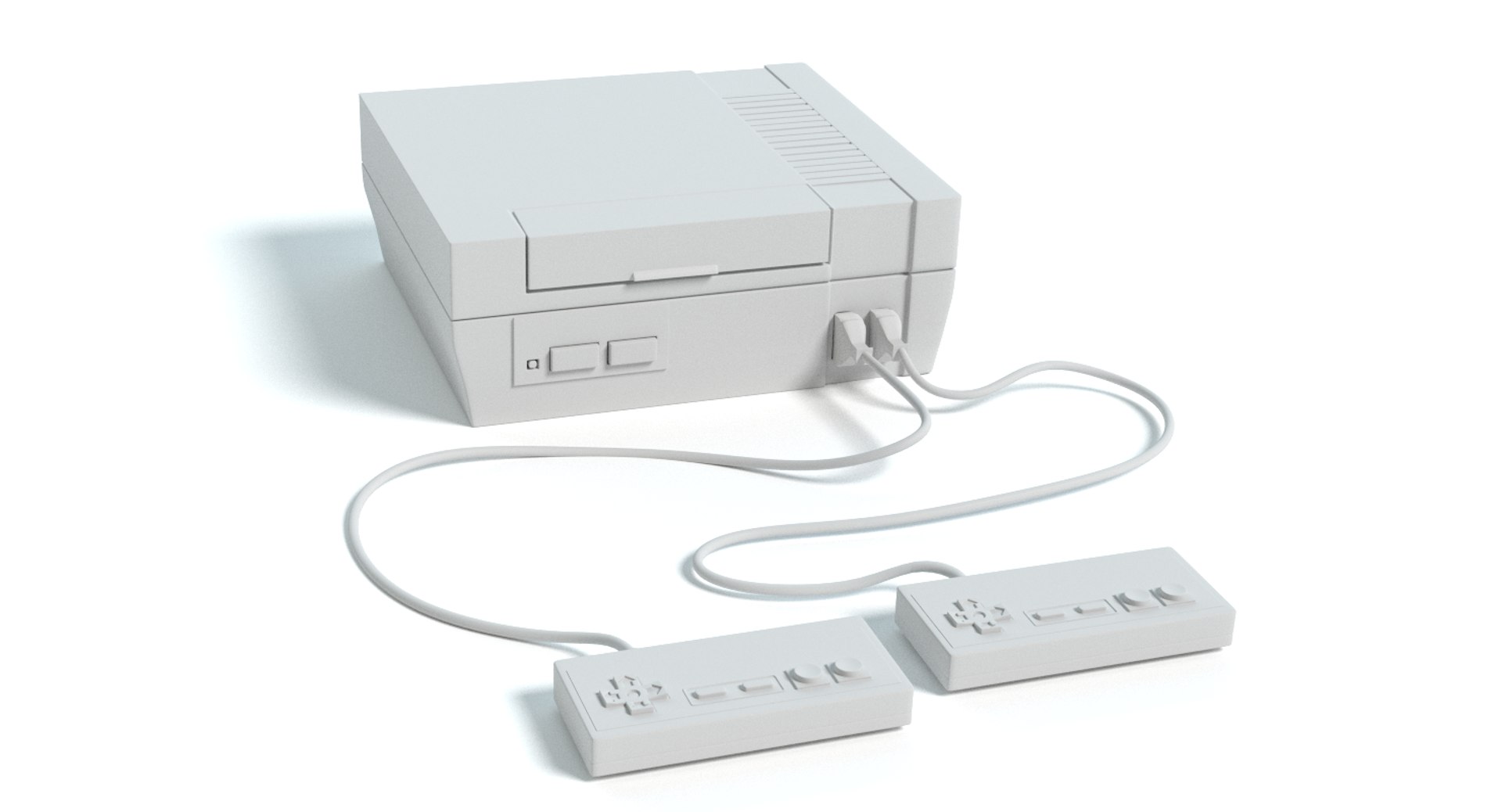 3d Nintendo Nes Model