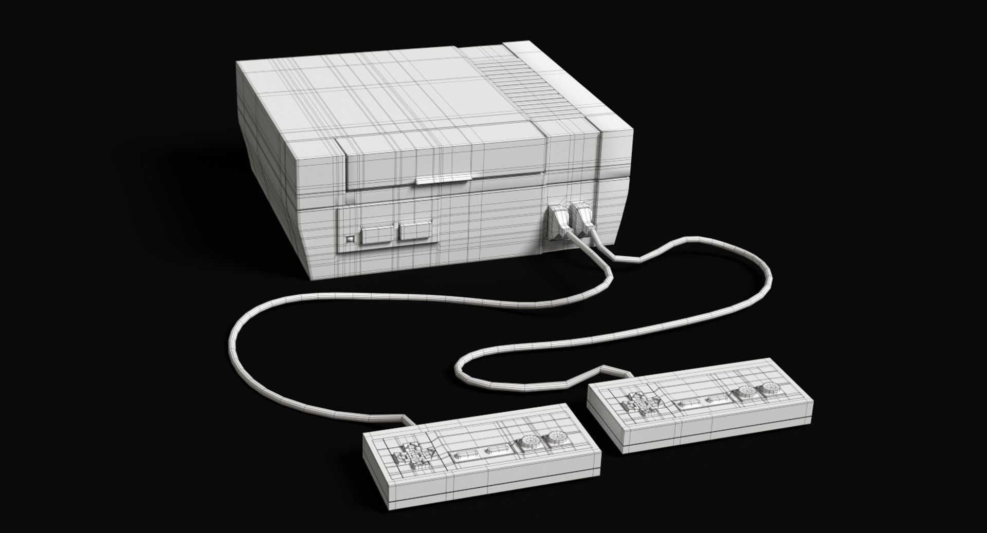 3d Nintendo Nes Model