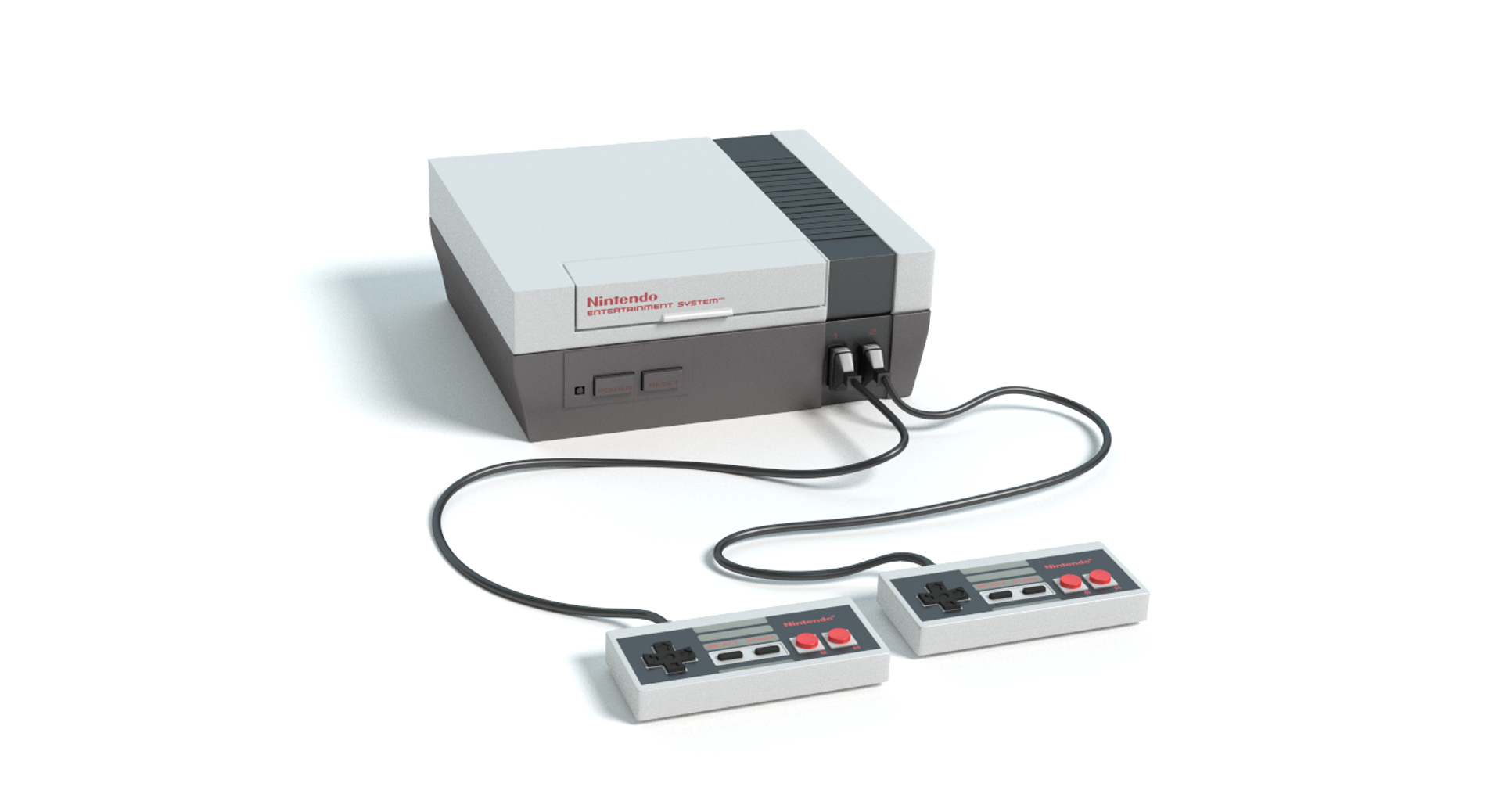 3d Nintendo Nes Model