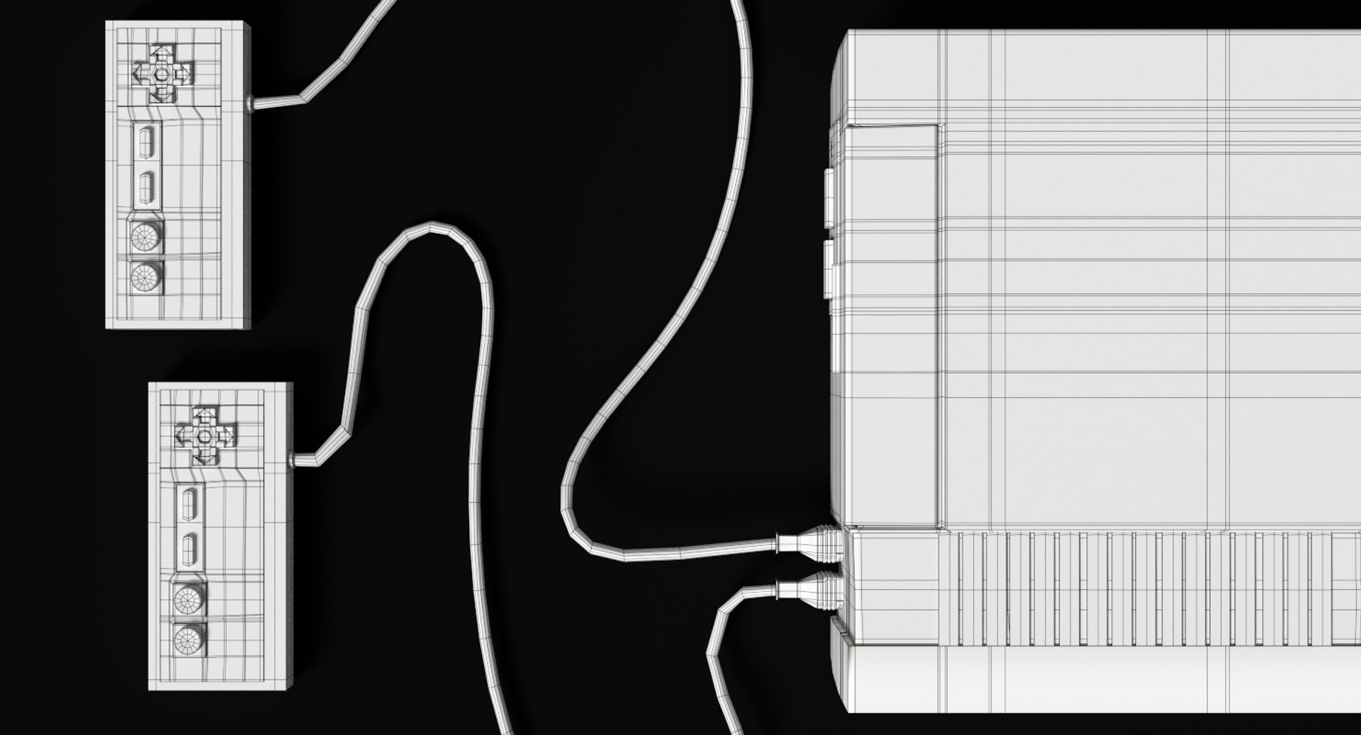 3d Nintendo Nes Model