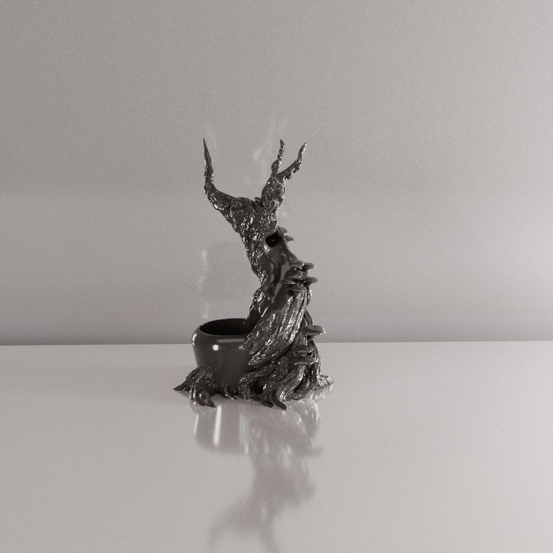 BackFlow Incense Burner Tree And Vase For 3D Printing 3D Model ...