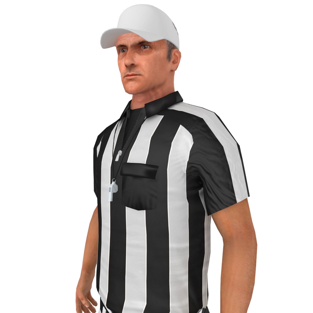 3D Model Rigged Football Referee - TurboSquid 1301199