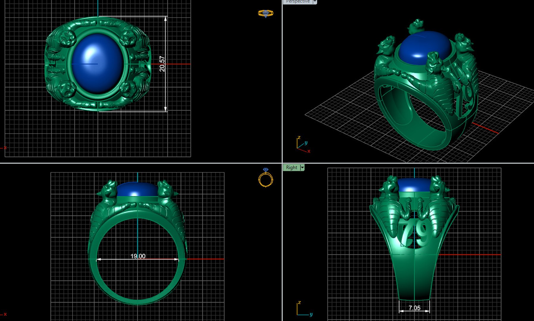 Ring 128 3D Model - TurboSquid 1948310