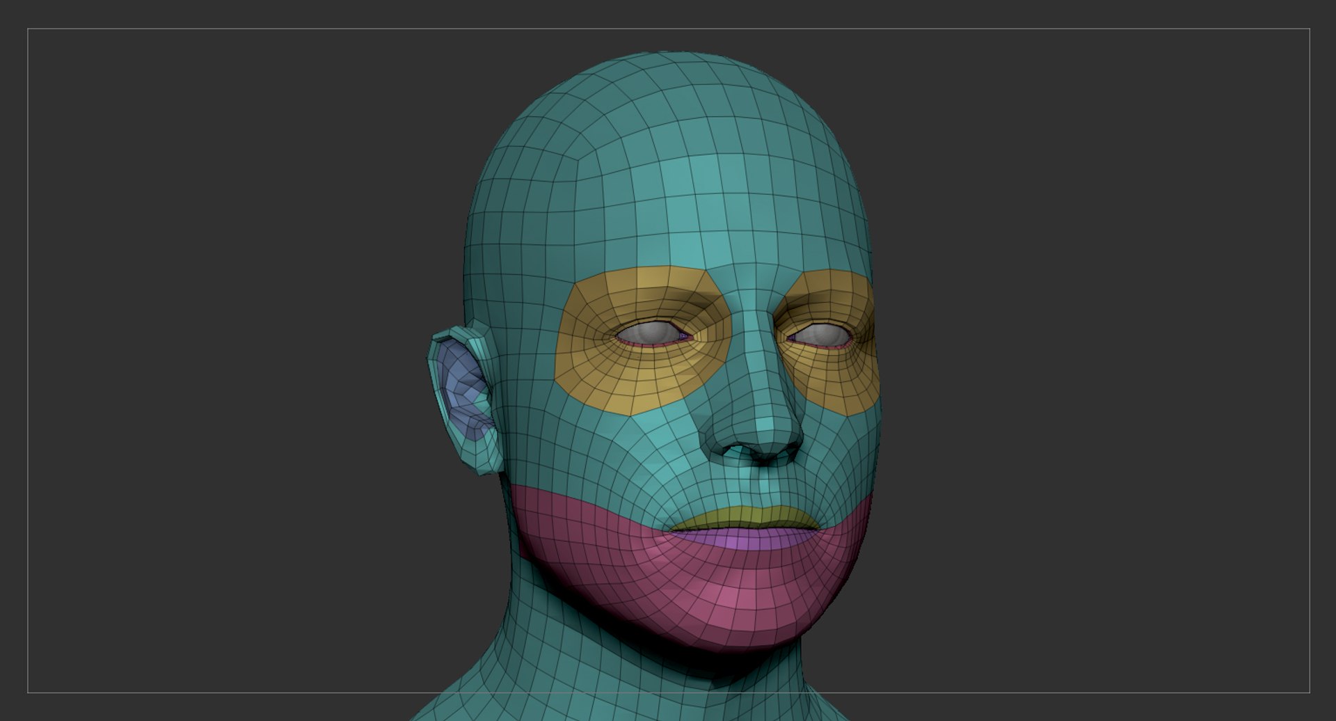 Average Caucasian Male Head 3D Model - TurboSquid 1156209
