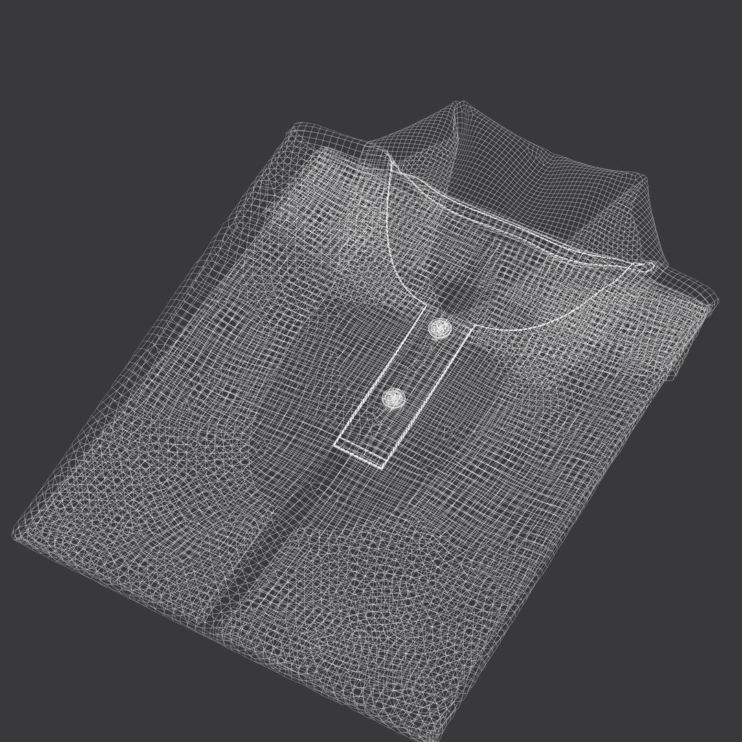 Folded Polo 3D Model 3D - TurboSquid 2277743