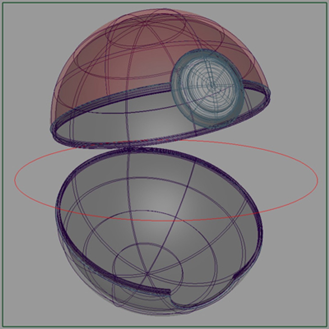 3d Model Pokemon Ball