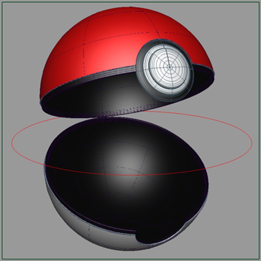 3d Model Pokemon Ball