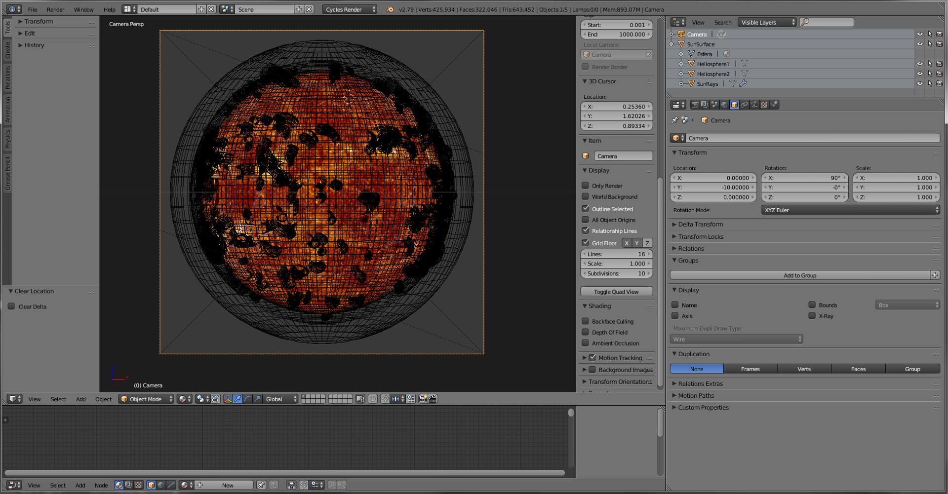 3D Sun Rays Model - TurboSquid 1203681