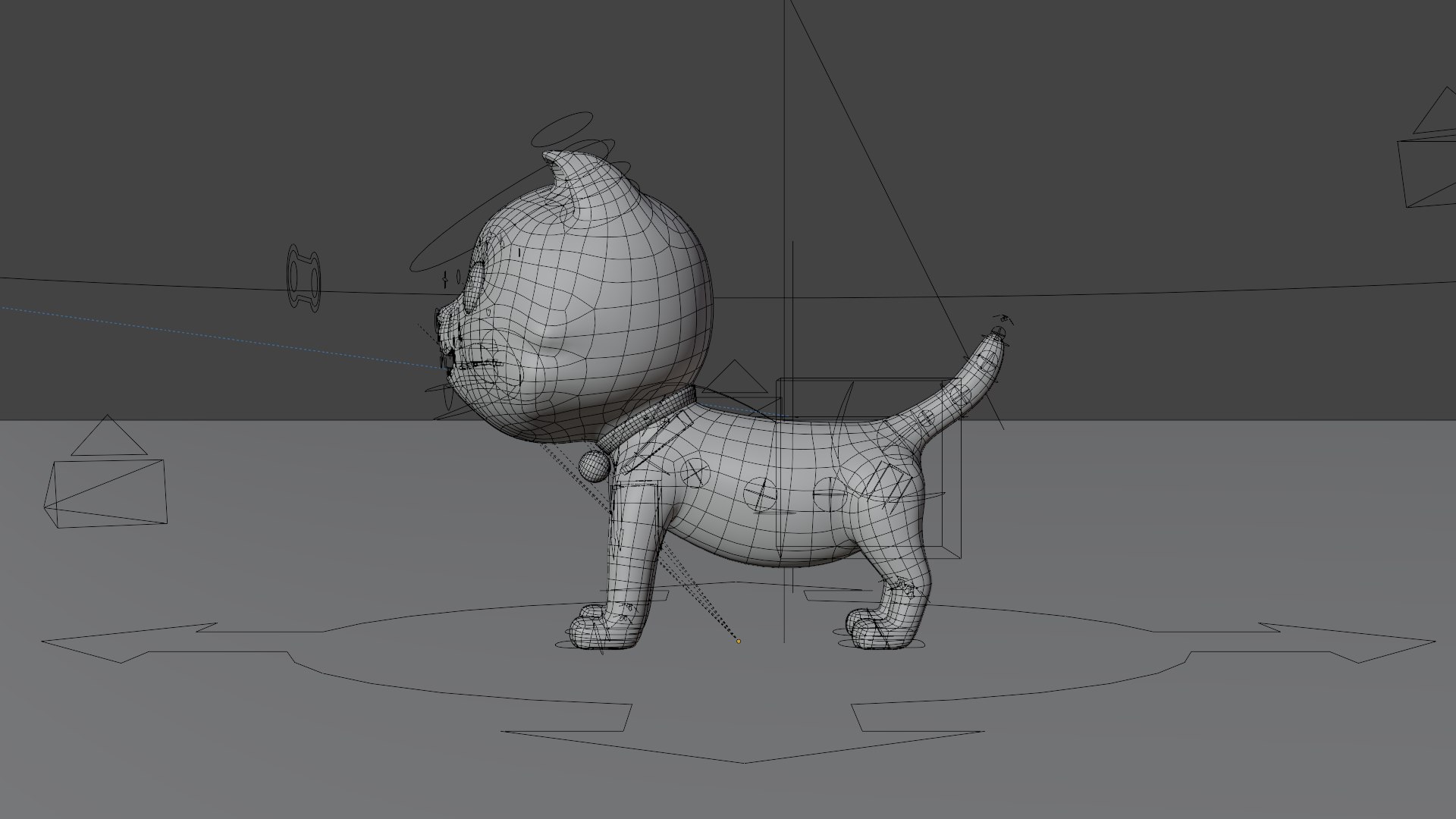 3D 3D Cat Cartoon Model - TurboSquid 2190599