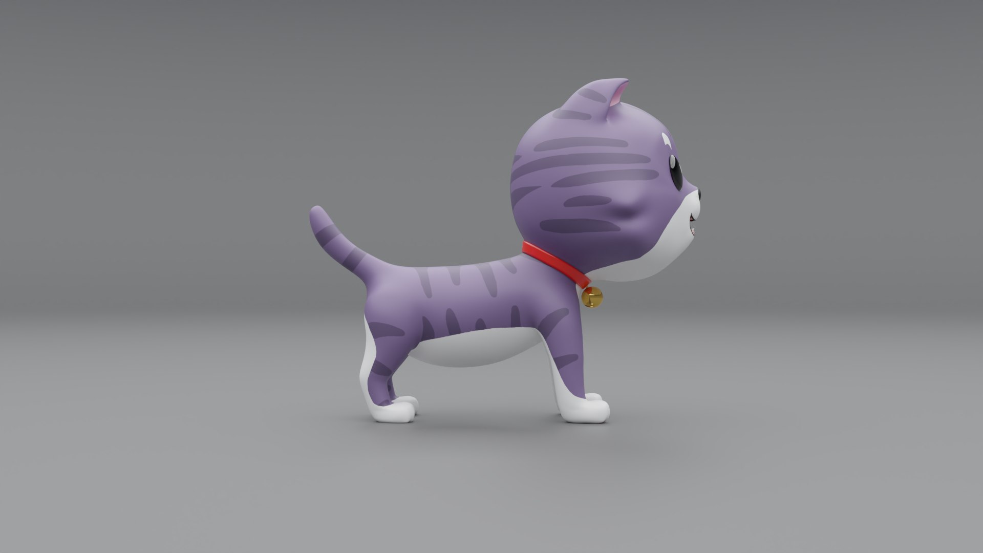 3D 3D Cat Cartoon Model - TurboSquid 2190599