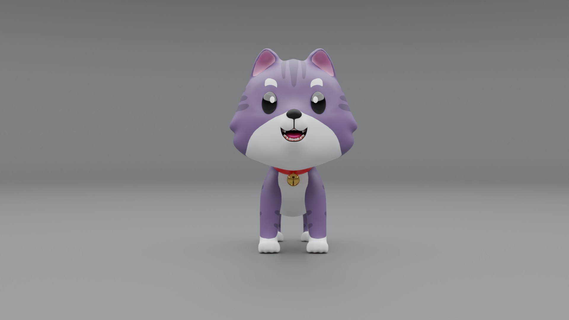3D 3D Cat Cartoon Model - TurboSquid 2190599