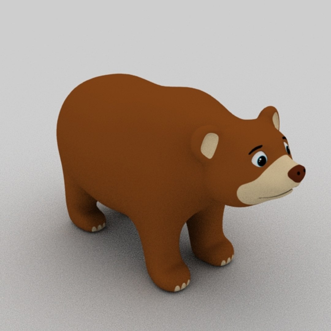 Bear Cartoon 3D Model - TurboSquid 1325860