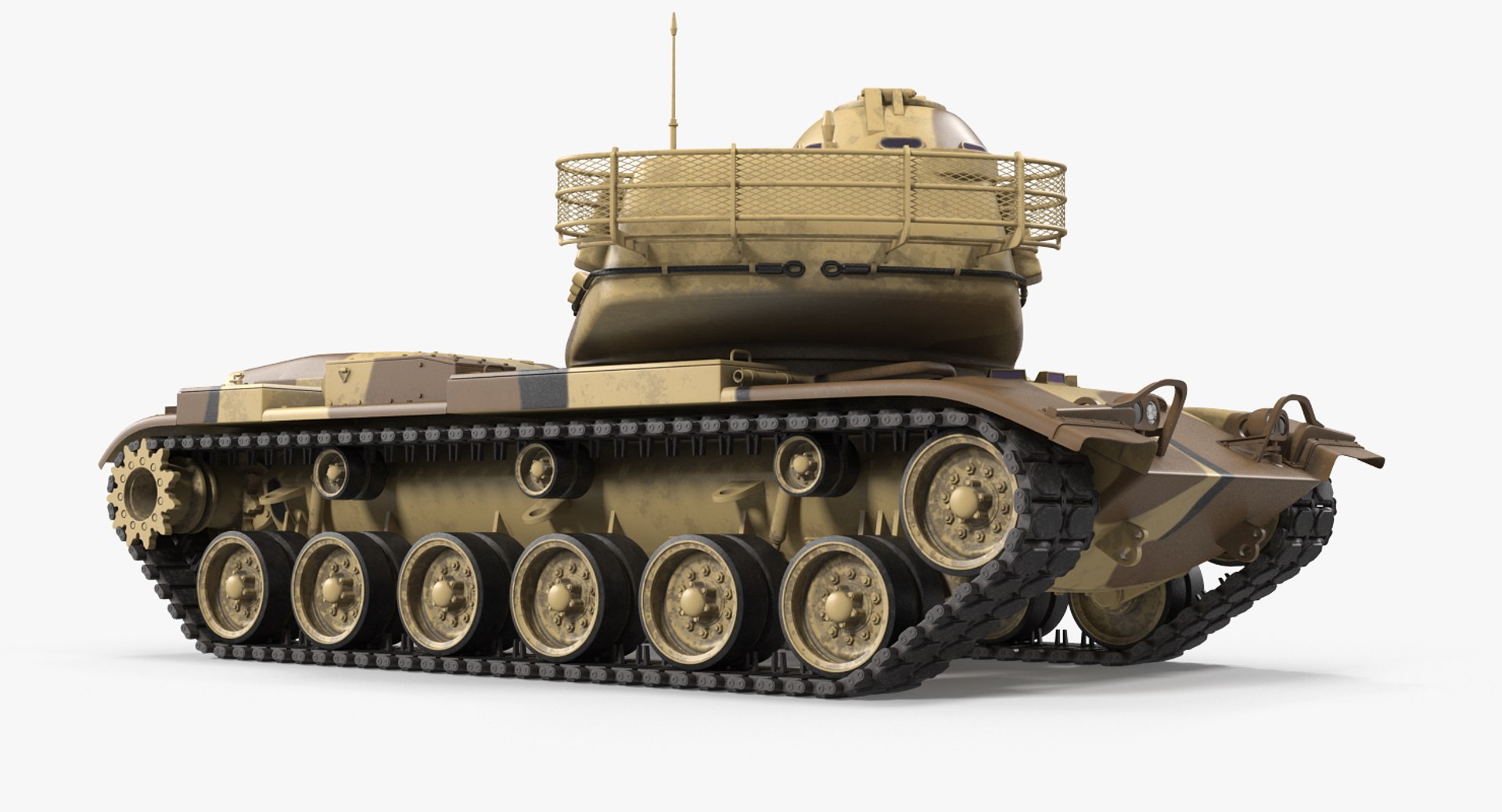 3D M60a3 Patton Rigged - TurboSquid 1156723