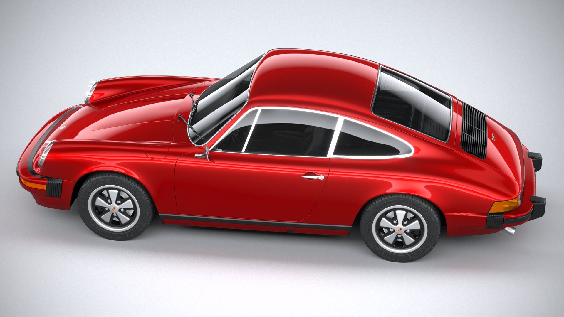 Porsche 911 930 1974 3D model - TurboSquid 2001191