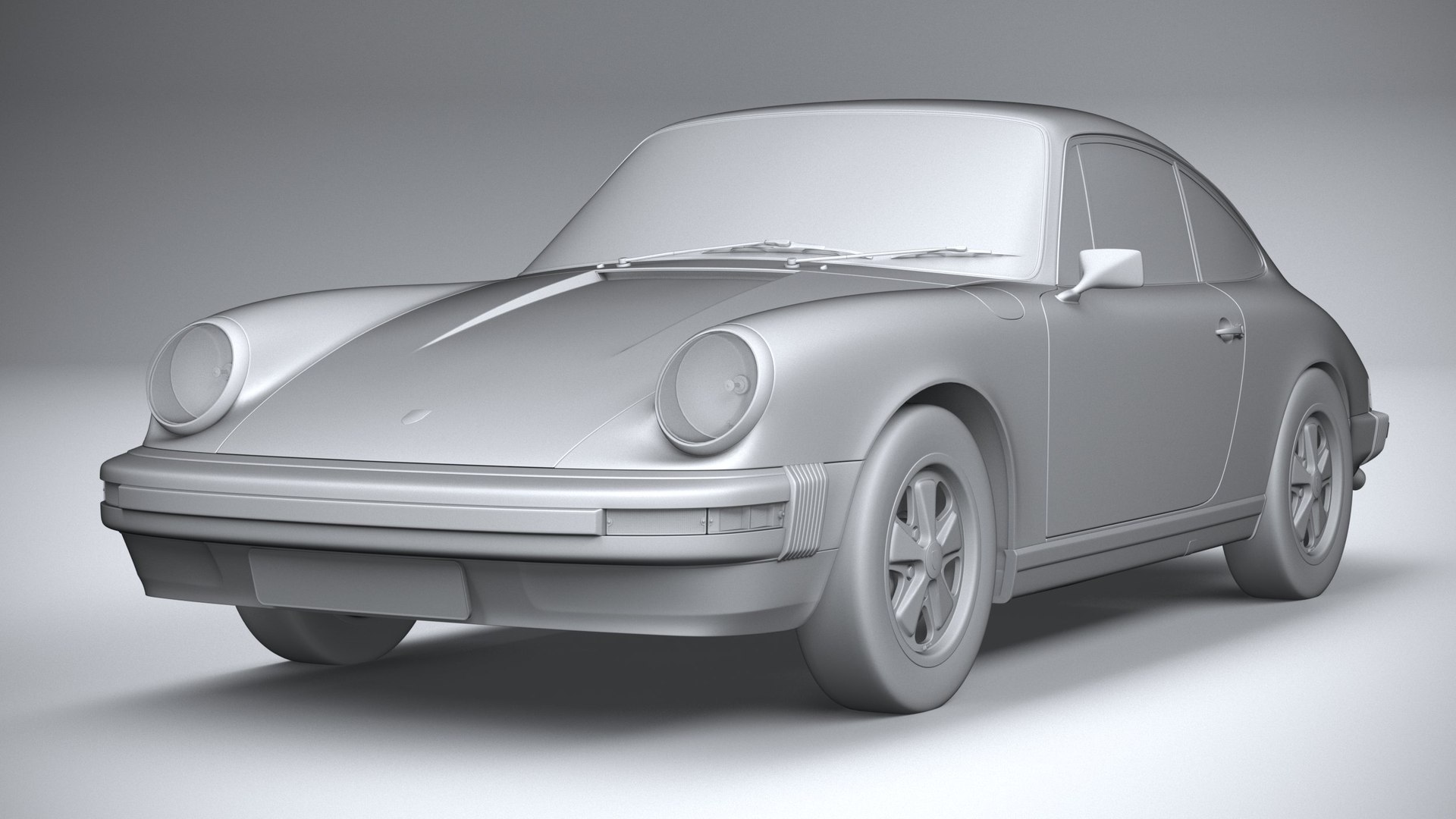 Porsche 911 930 1974 3D model - TurboSquid 2001191