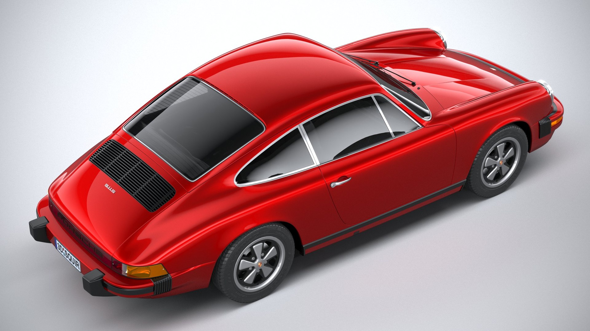 Porsche 911 930 1974 3D model - TurboSquid 2001191