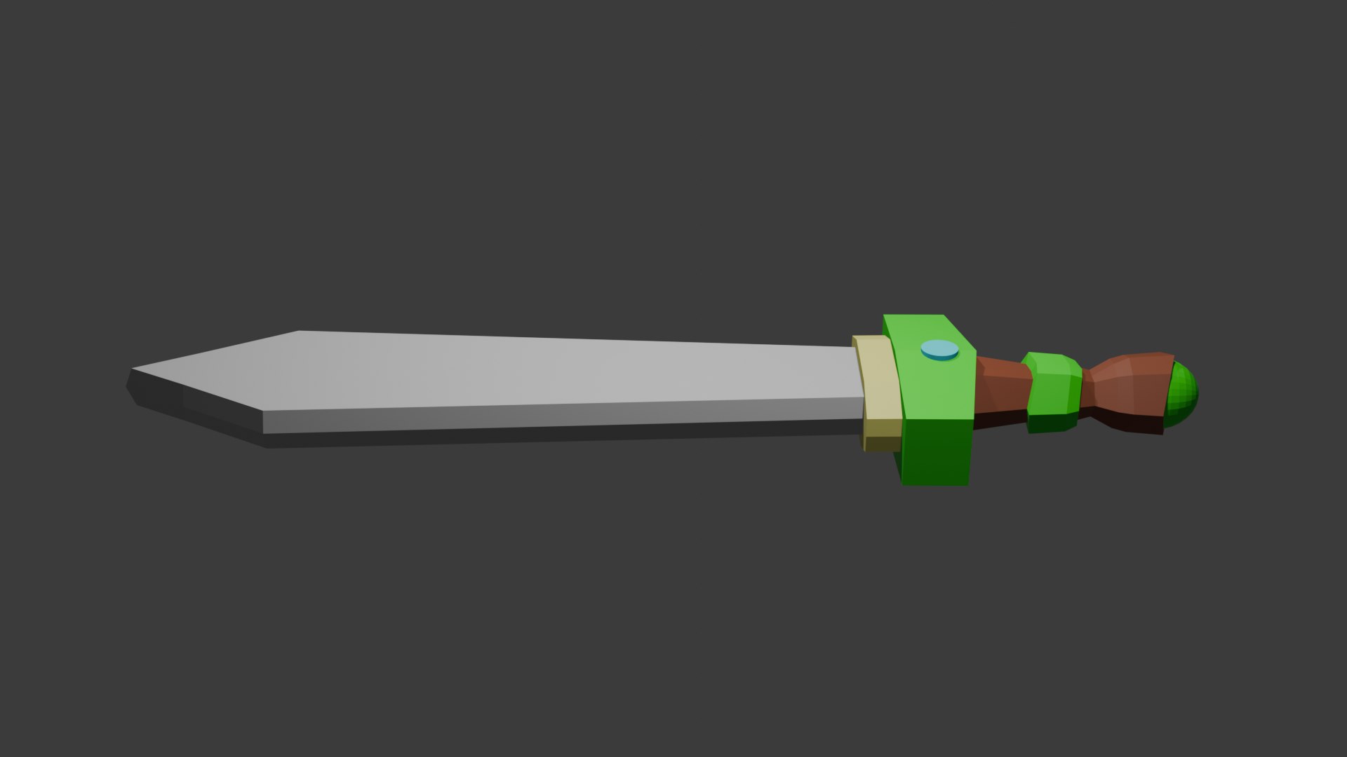 3D Model Low Poly Sword 13 - TurboSquid 2407035