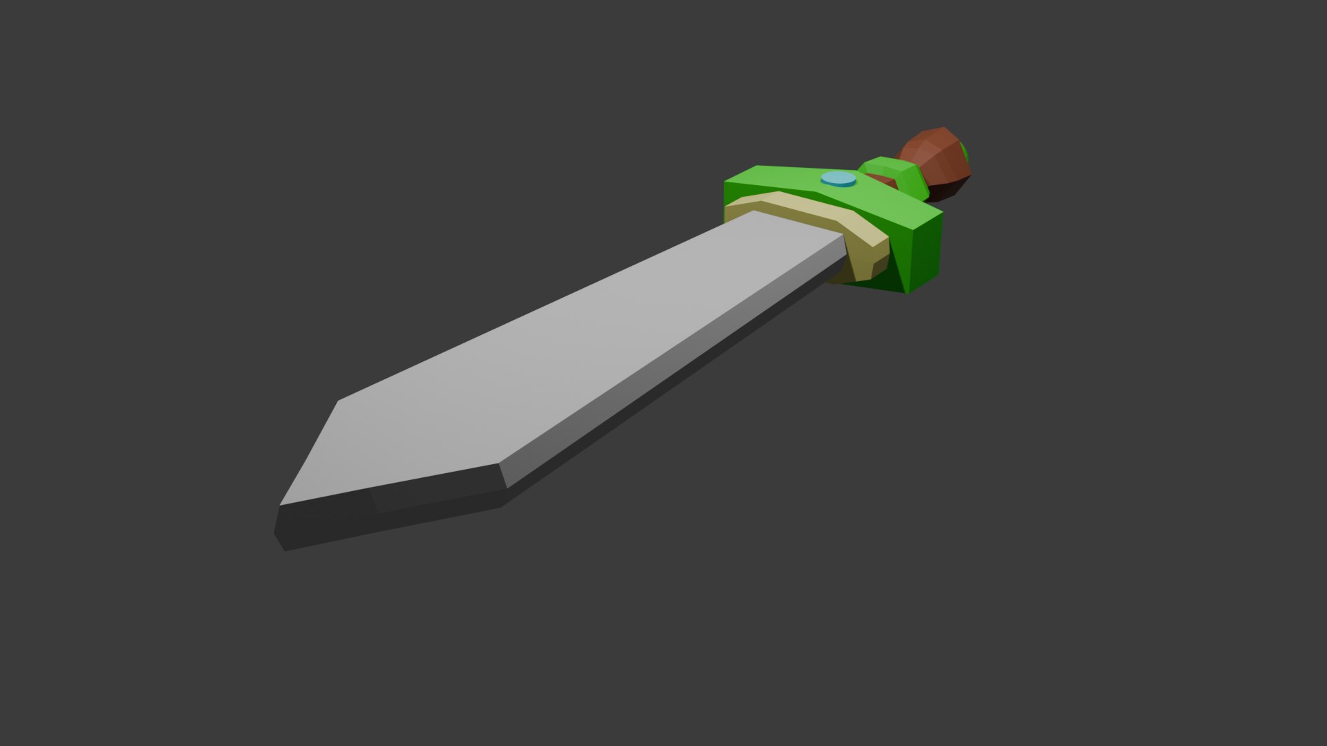 3D Model Low Poly Sword 13 - TurboSquid 2407035