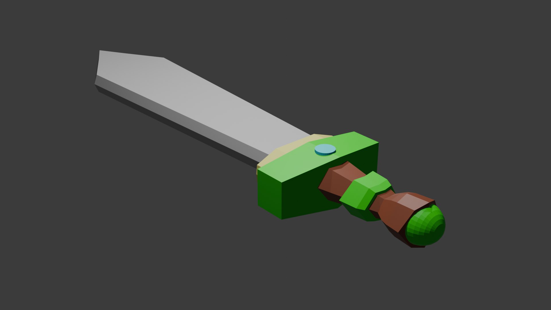 3D Model Low Poly Sword 13 - TurboSquid 2407035
