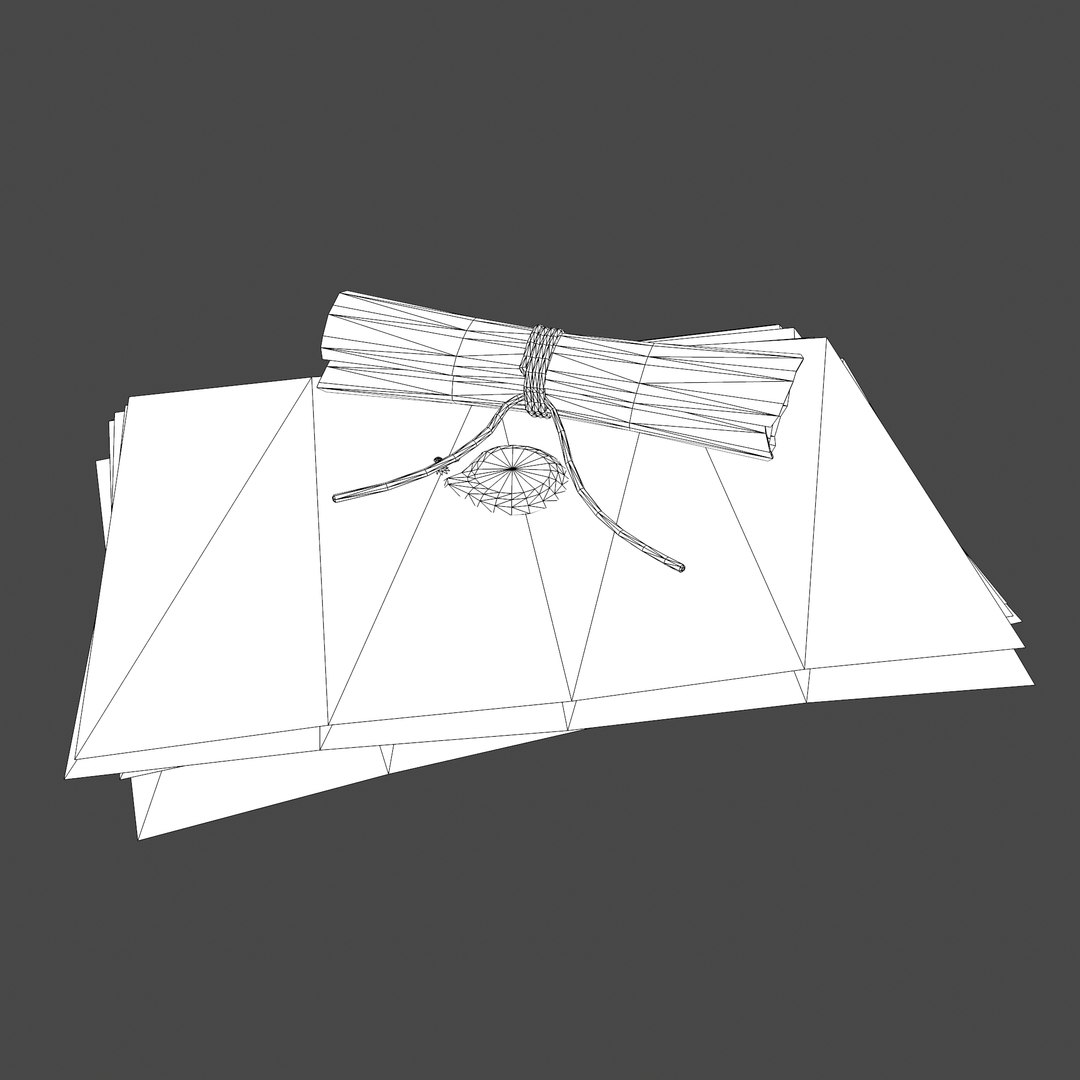 3D model Medieval Elegant Fancy Papers - TurboSquid 1743210