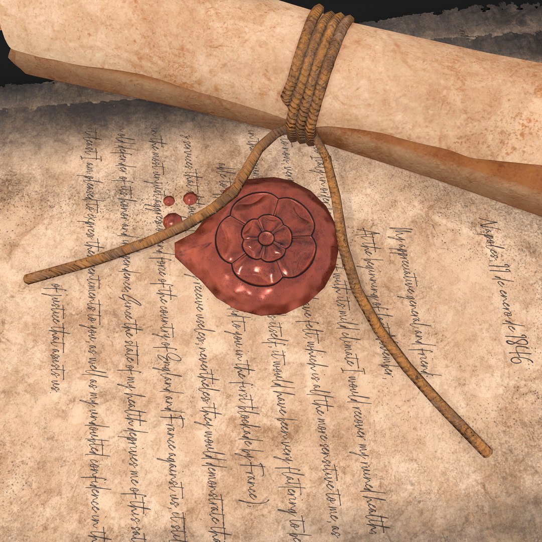 3D Model Medieval Elegant Fancy Papers - TurboSquid 1743210