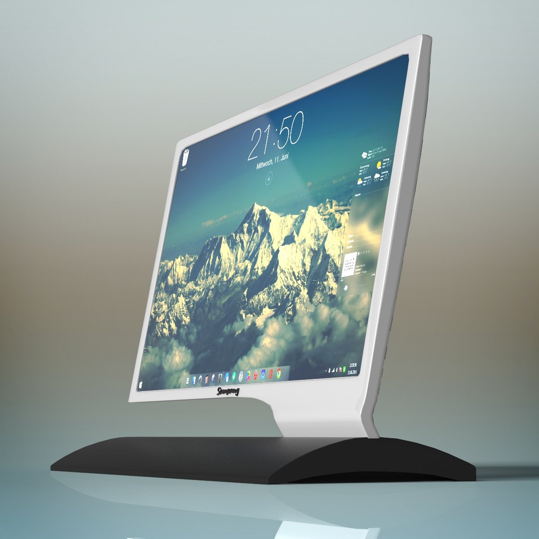Led Monitor 3D Model - TurboSquid 1389030