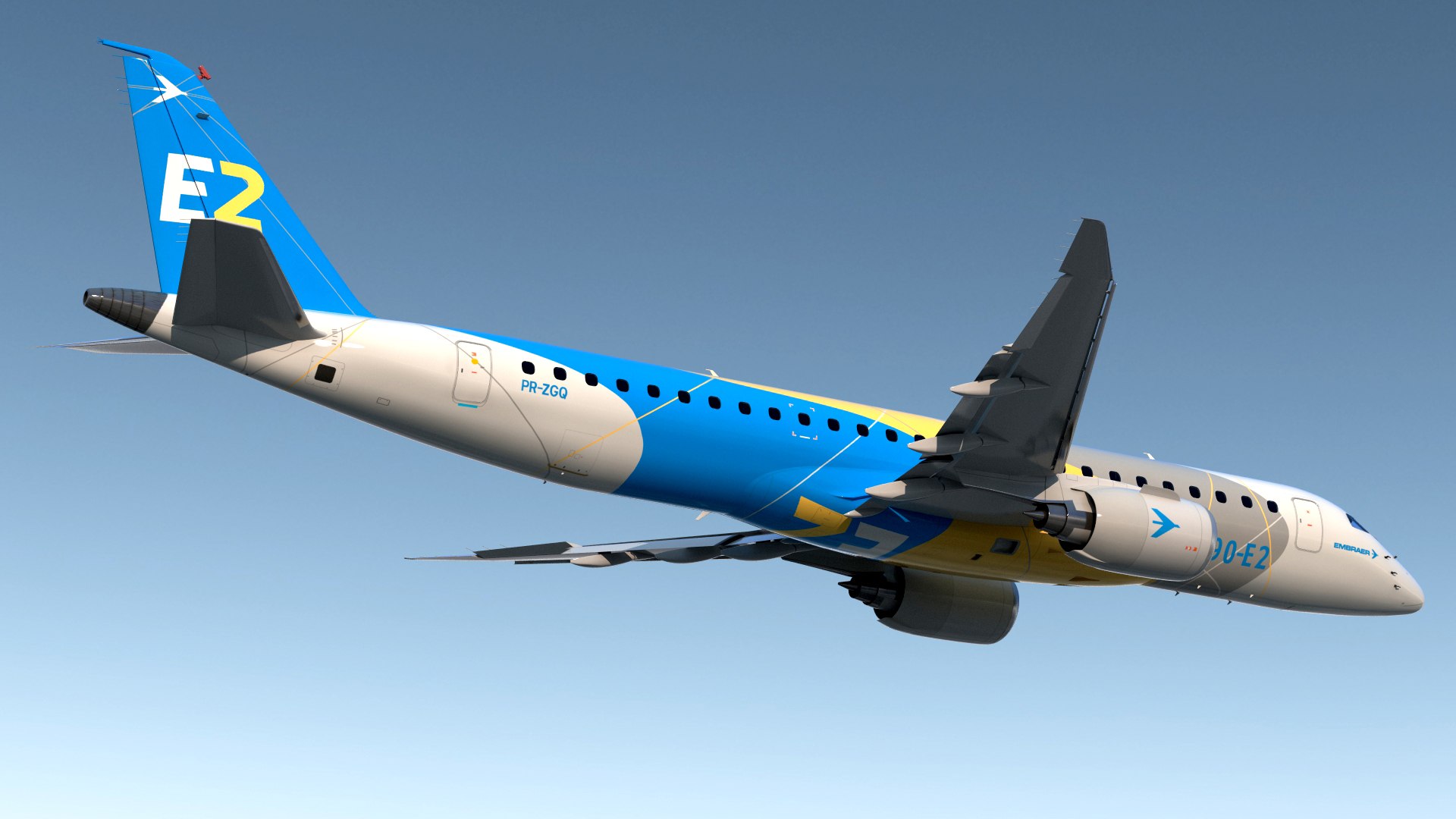 Embraer E-jet E190-e2 Jet 3D Model - TurboSquid 1446638