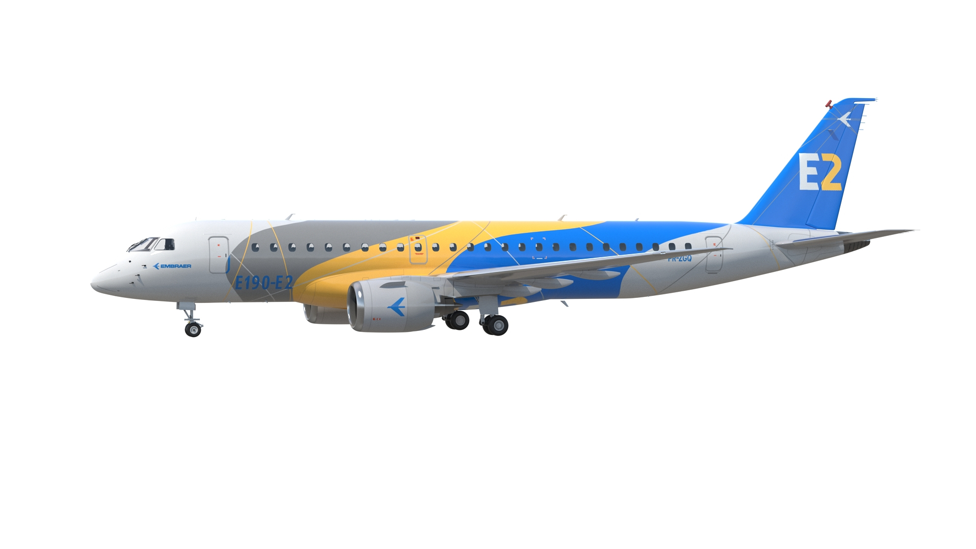 Embraer E-jet E190-e2 Jet 3D Model - TurboSquid 1446638