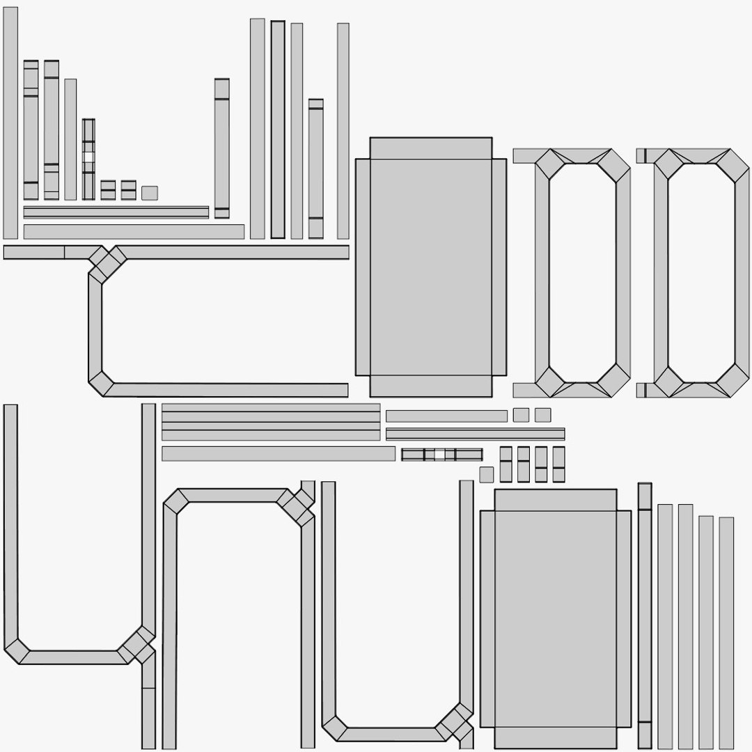 Minimalistic sci-fi tables model - TurboSquid 1695460