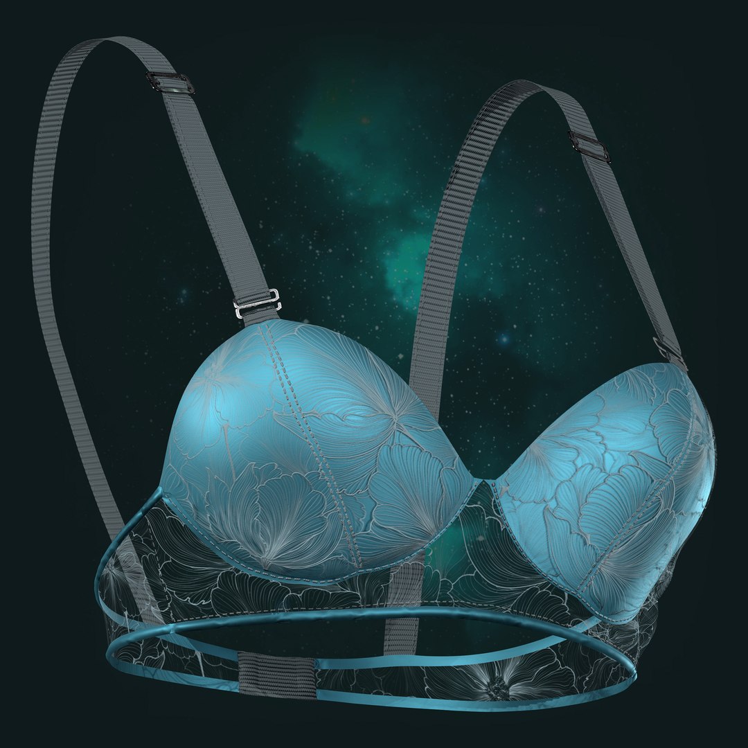 Bra And Panty With 2 Texture And Smart Material 3D Model - TurboSquid ...