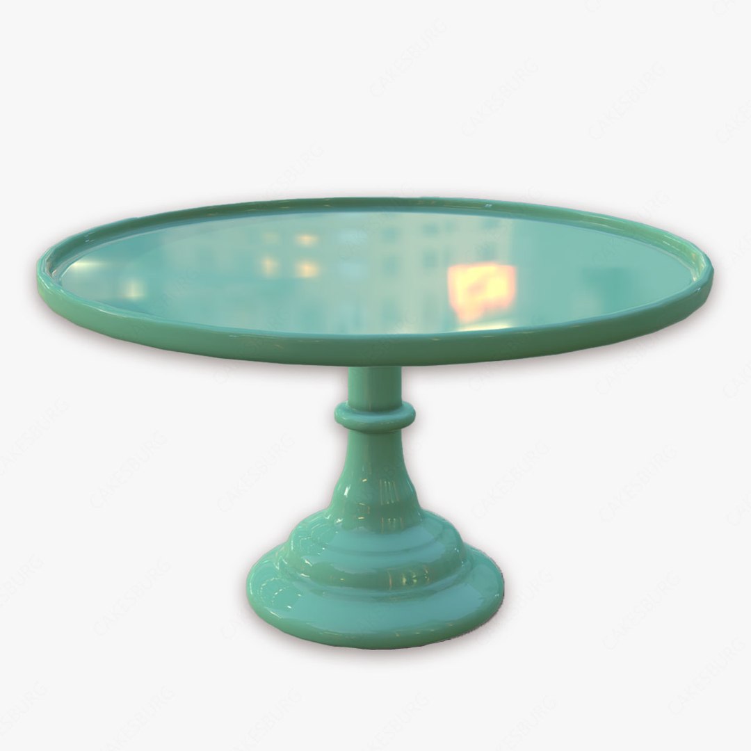 3D Mosser Glass Cake Stands all colours model - TurboSquid 1969196
