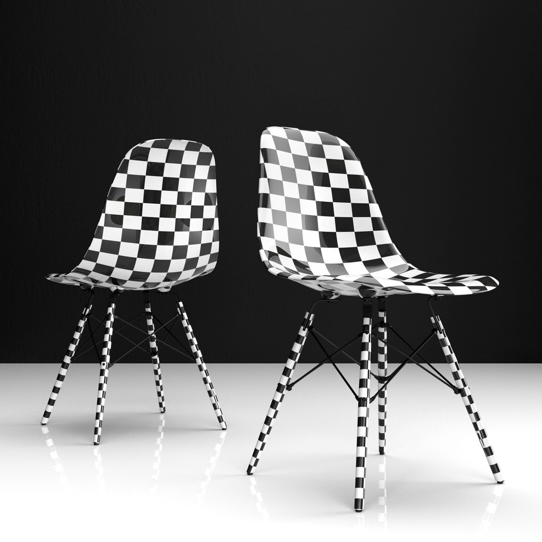 Eames Dsw Plastic Chair 3D Model - TurboSquid 1325803