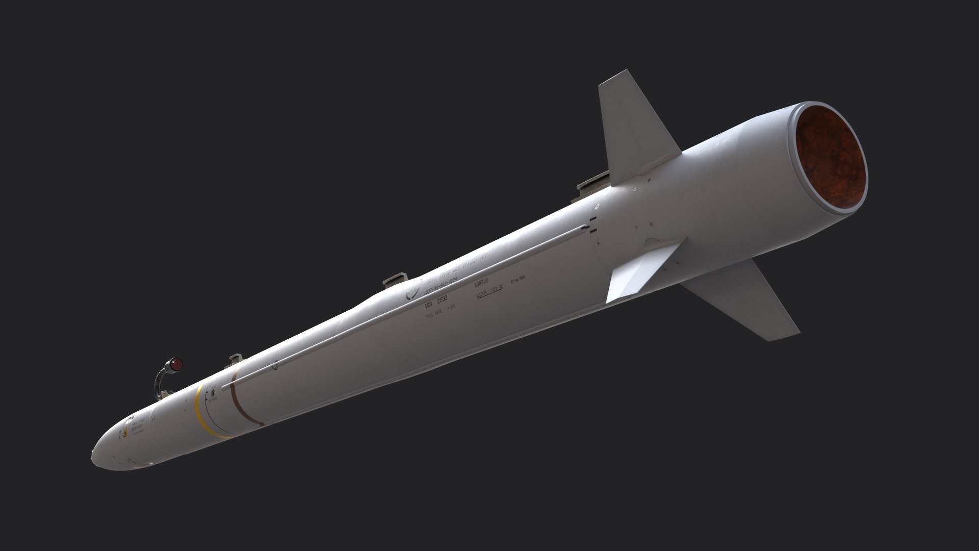 3D Model AIM-132 ASRAAM - TurboSquid 1796144