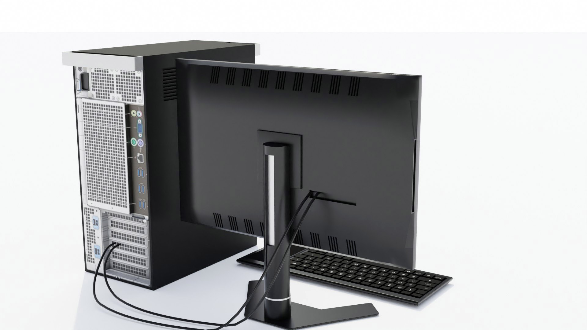 Desktop pc 3D model - TurboSquid 1601143