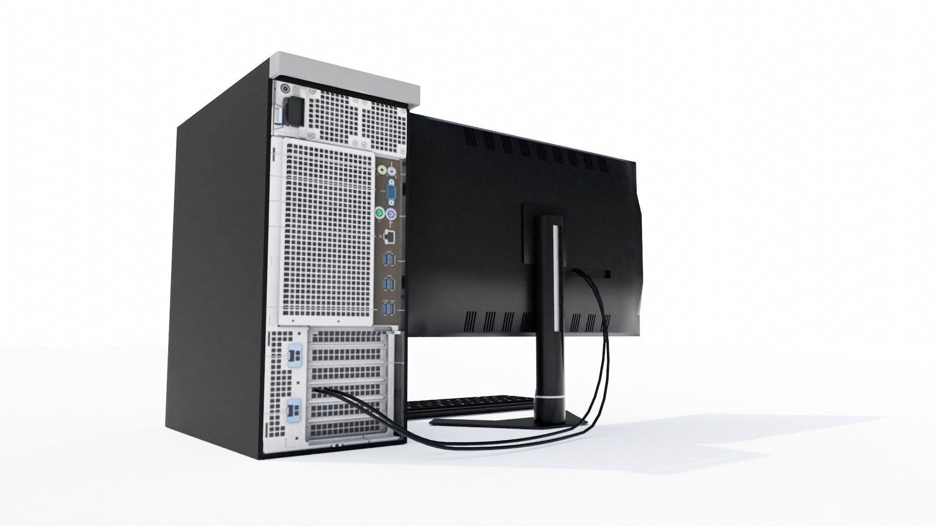 Desktop pc 3D model - TurboSquid 1601143