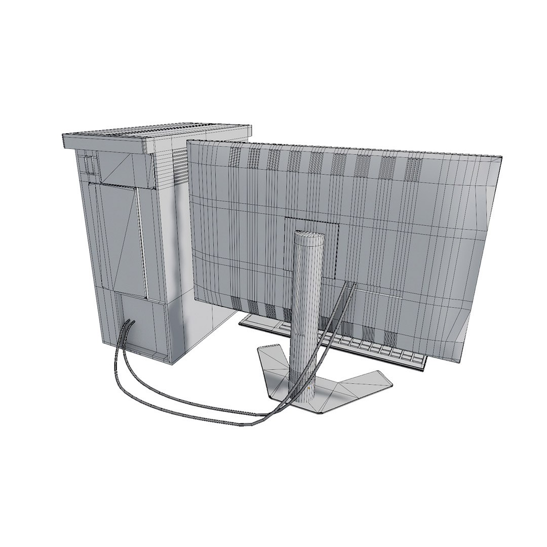 Desktop pc 3D model - TurboSquid 1601143