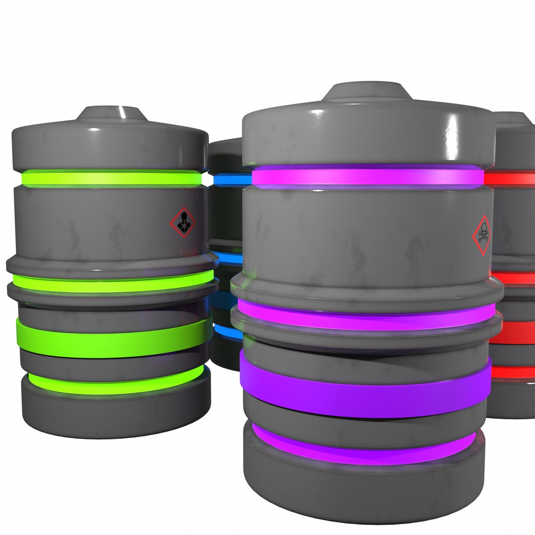 Chemical Containers 3D - TurboSquid 1991187