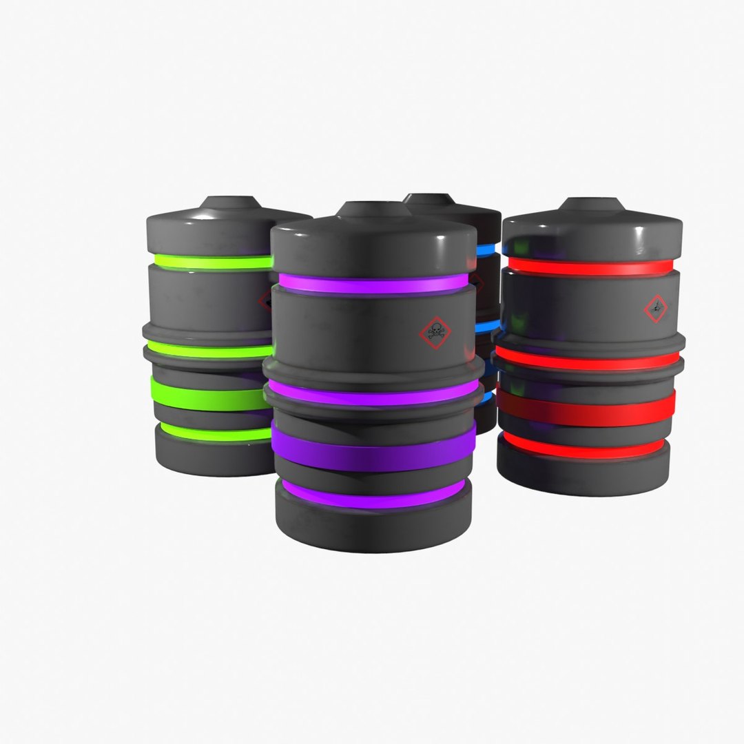 Chemical Containers 3D - TurboSquid 1991187