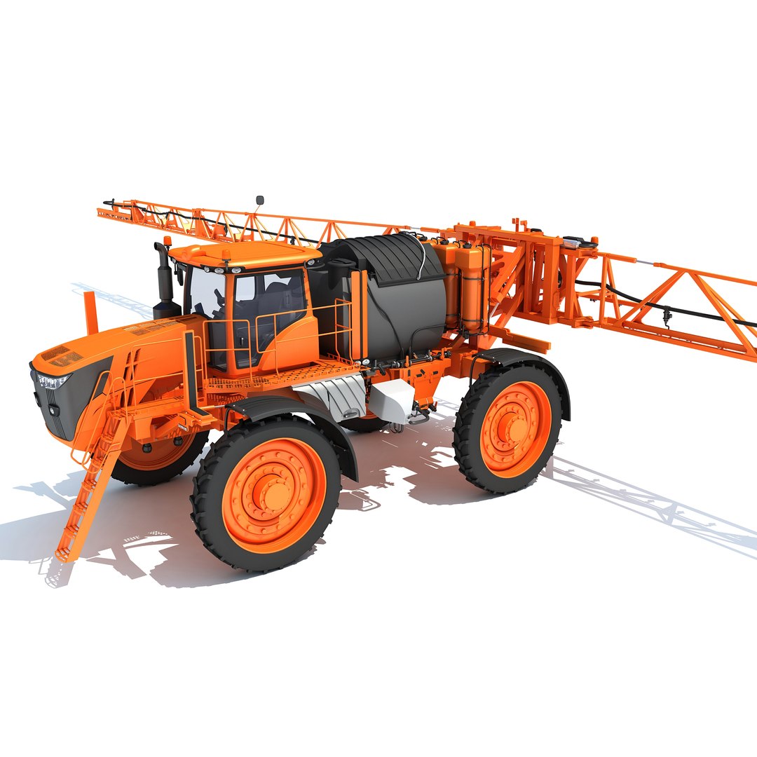 Self Propelled Crop Sprayer model - TurboSquid 1884640