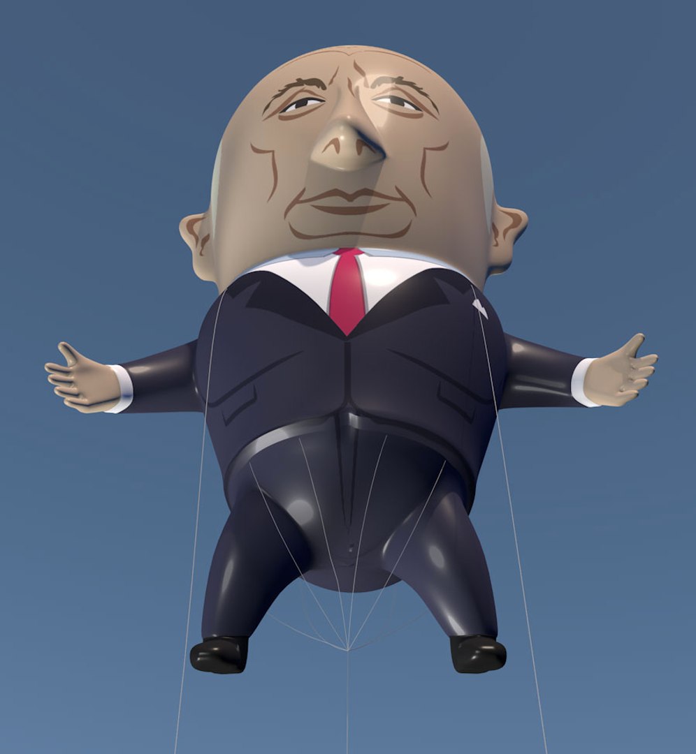 Vladimir Putin Balloon 3D Model - TurboSquid 1308064