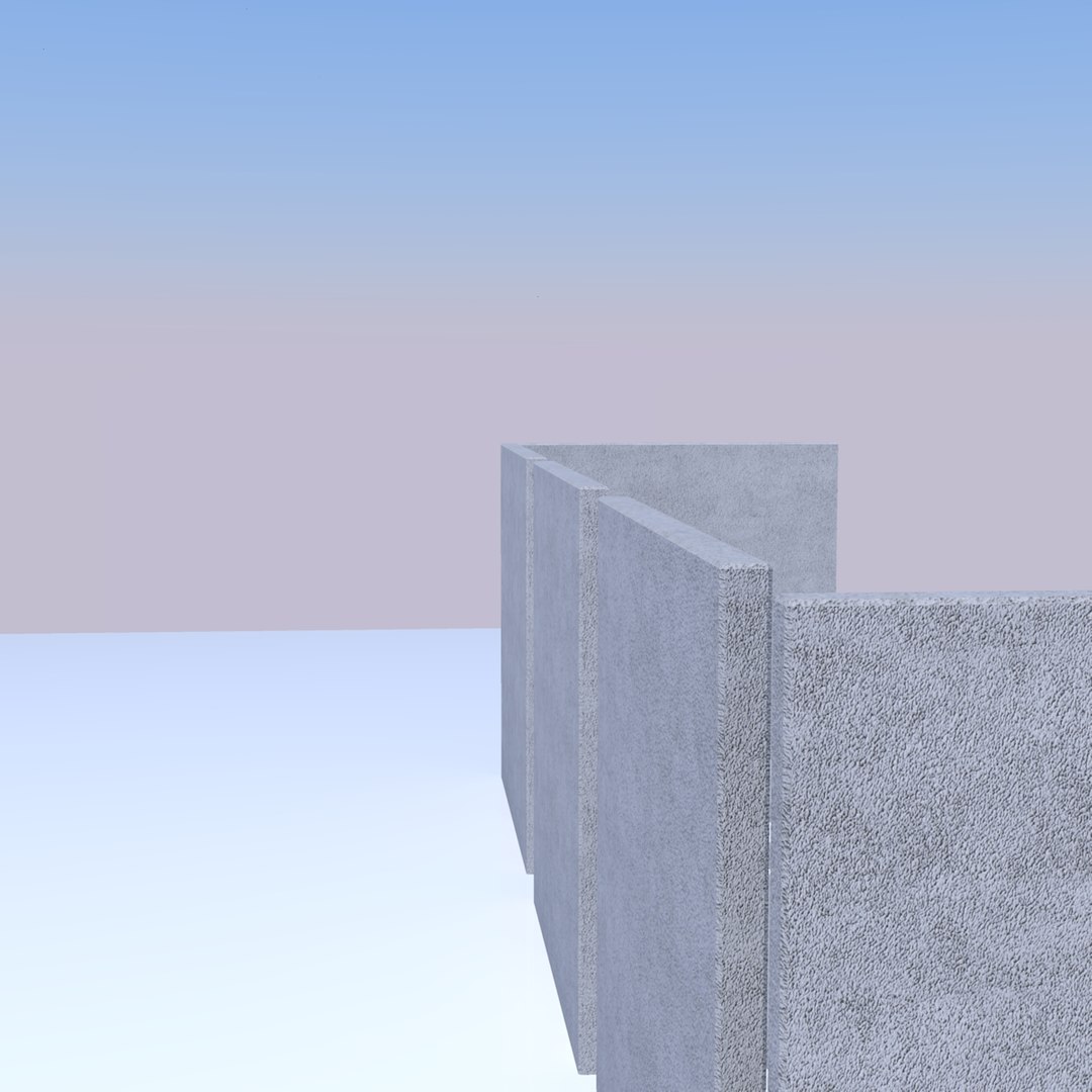 3dsmax Retaining Wall